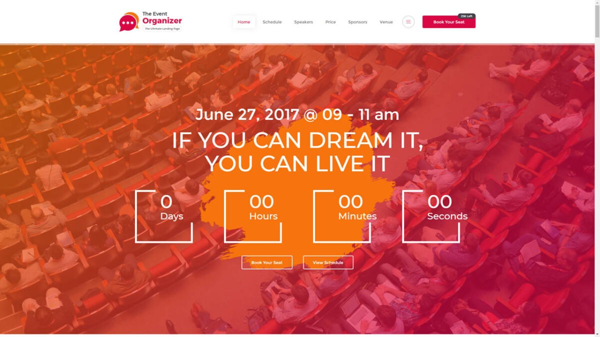 Website Designs For Conferences & Events - 22+ Website & Features ...